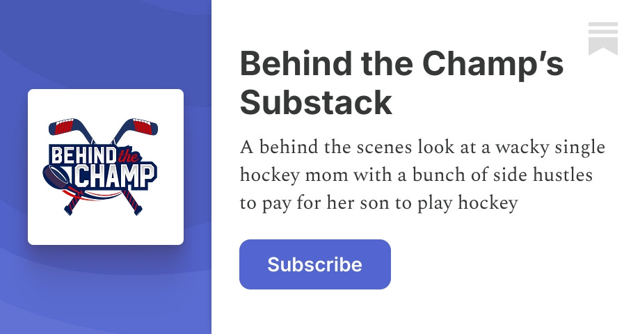 Behind the Champ’s Substack | Substack