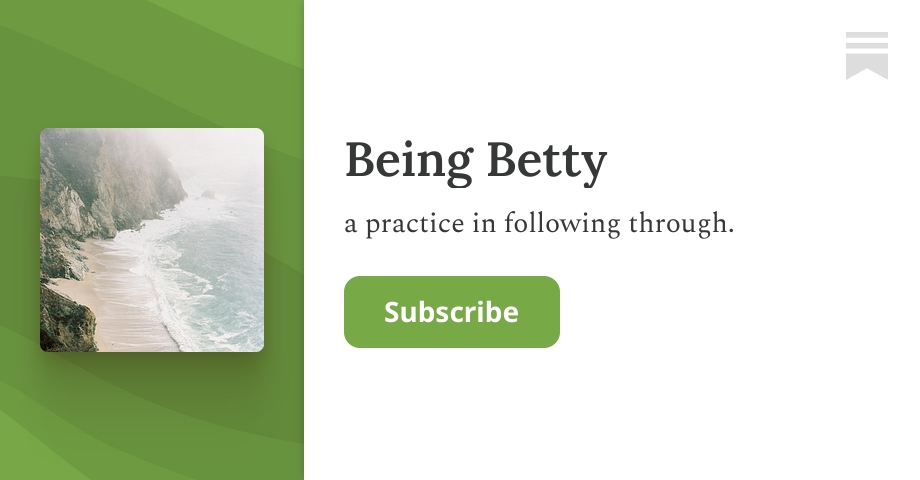 Being Betty | Substack