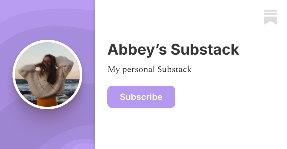 Abbey’s Substack | Abbey Ford | Substack