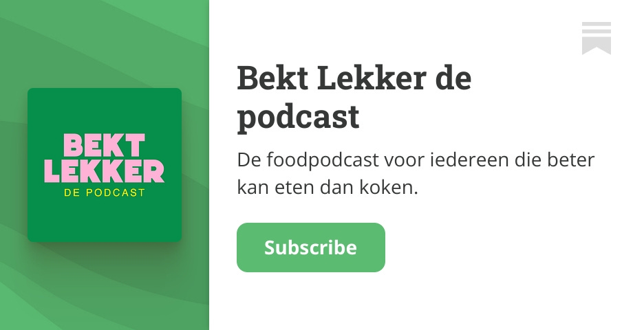 Bekt Lekker de podcast | Gijsbregt Brouwer | Substack
