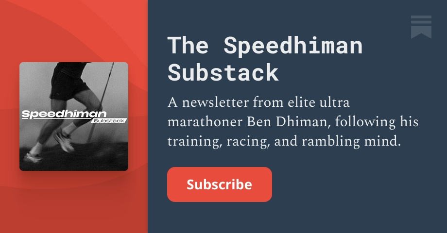The Speedhiman Substack | Ben Dhiman | Substack