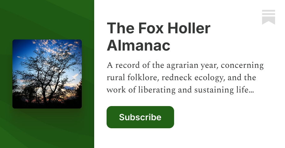 About - The Fox Holler Almanac