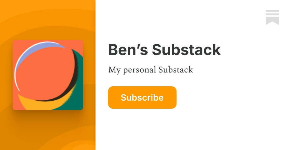 Ben’s Substack | Ben Oliver | Substack