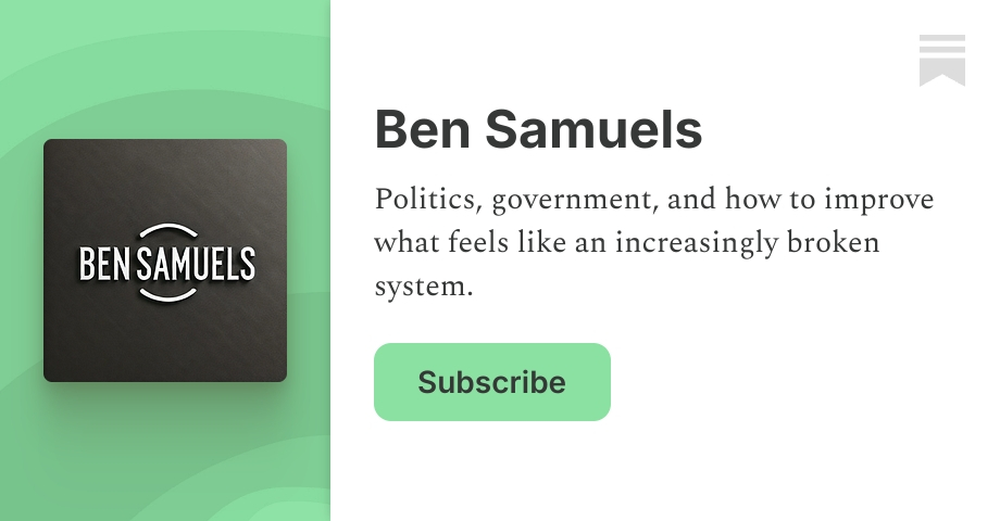 Not Quite Right... | Ben Samuels | Substack