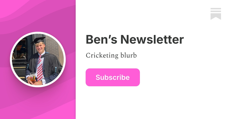 Ben’s Newsletter | Ben Smith 🐝 | Substack