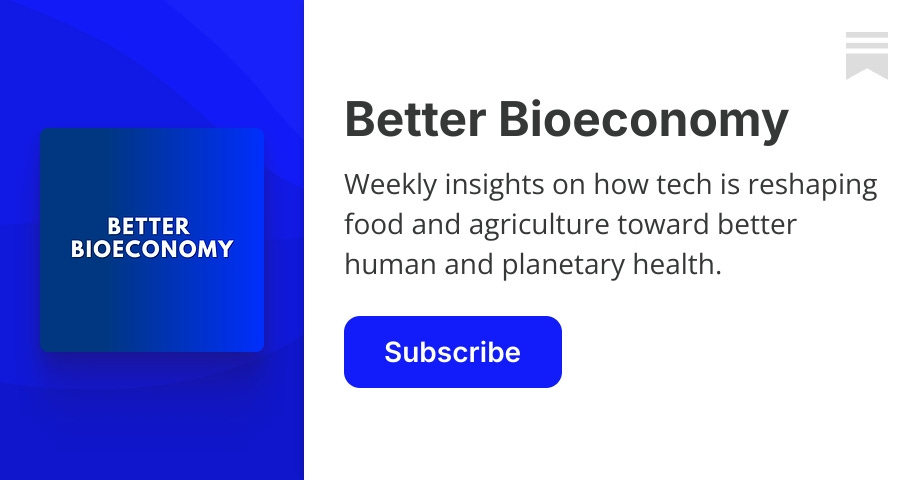 Better Bioeconomy | Eshan Samaranayake | Substack