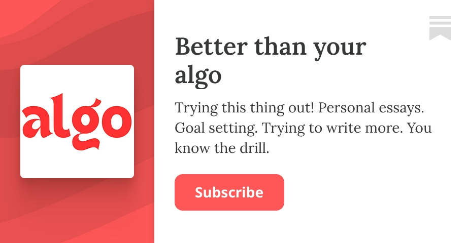 Archive - Better than your algo