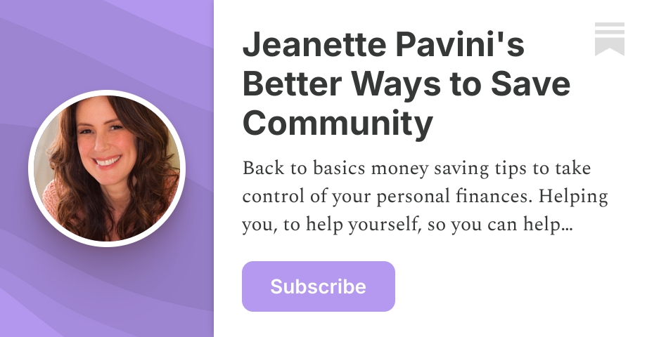 Jeanette Pavini's Better Ways to Save Community | Substack