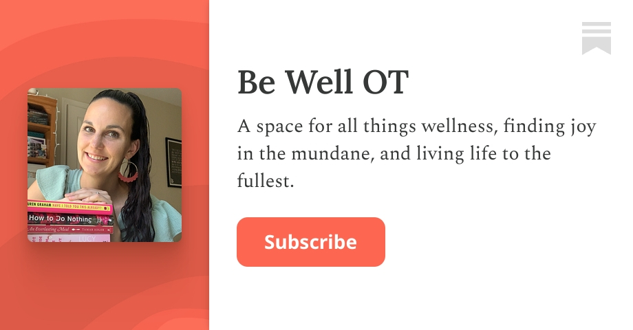 Be Well OT | Jenn | Substack