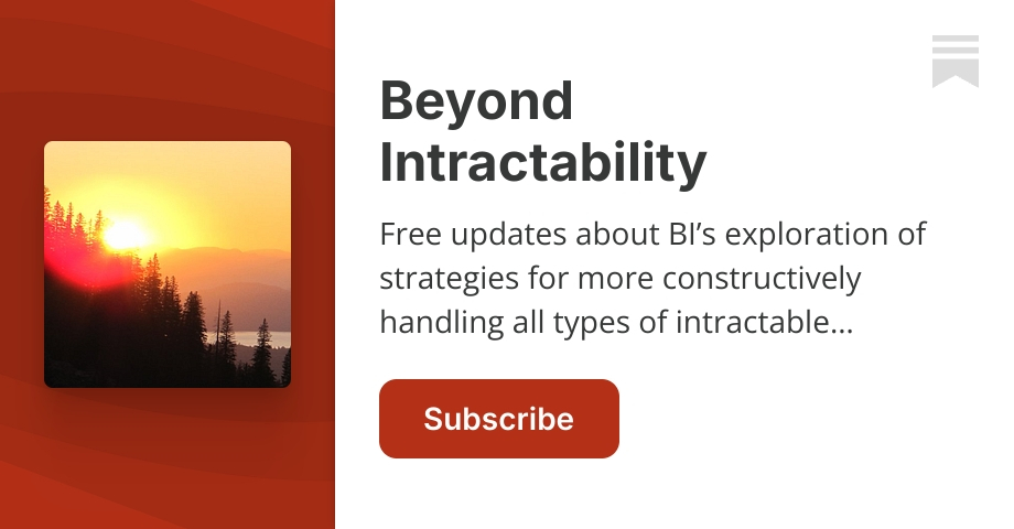 About - Beyond Intractability