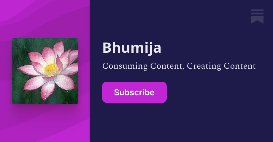 Bhumija’s Substack | Bhumija Rishi | Substack