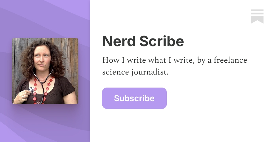 Nerd Scribe | Bianca Nogrady | Substack