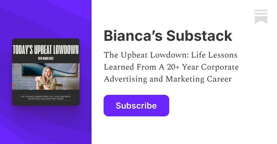 Bianca’s Substack | Bianca Ross | Substack