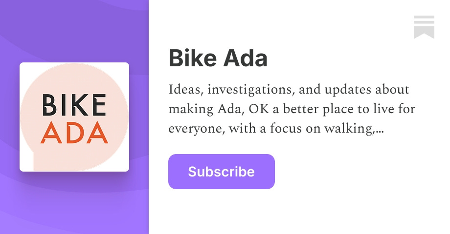 Bike Ada | Nathan Wakefield | Substack