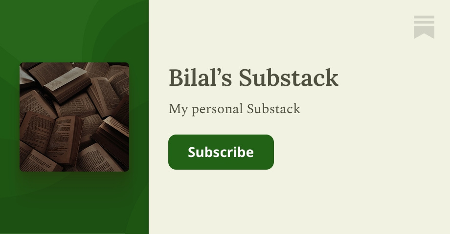 An Introduction - by Bilal Bartaai - Bilal’s Substack
