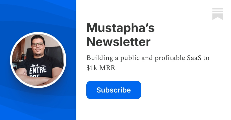 Mustapha’s Newsletter | Mustapha Ajermou | Substack