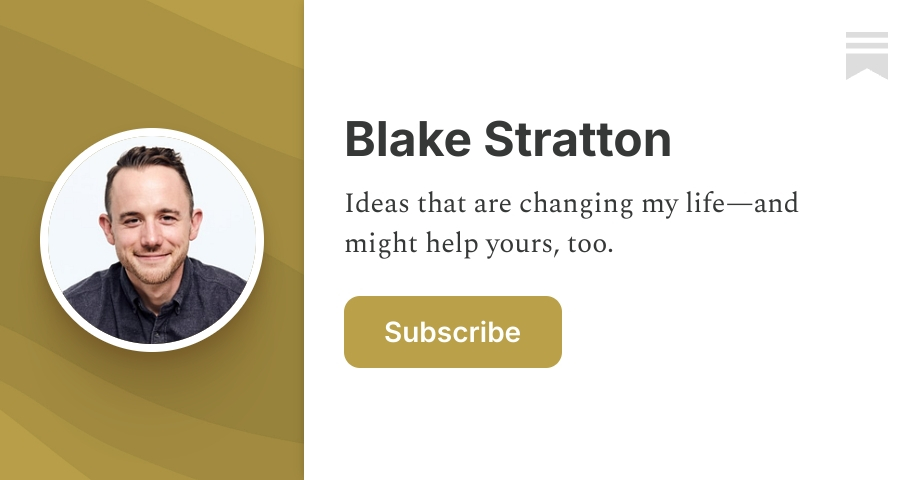 Blake Stratton | Substack