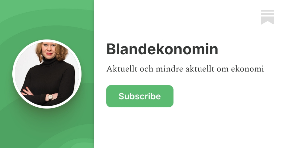 Blandekonomin | Elisabeth Lindberg | Substack