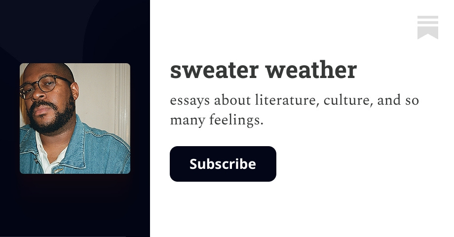 sweater weather | Brandon | Substack