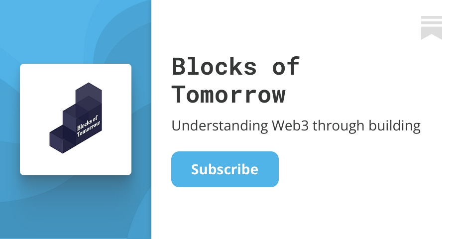 Blocks of Tomorrow | Connor Phillips | Substack