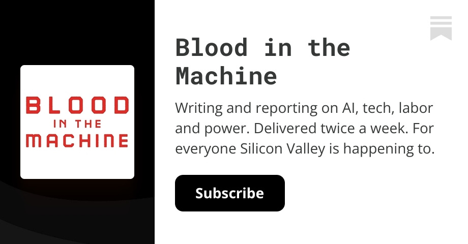 Blood in the Machine | Brian Merchant | Substack