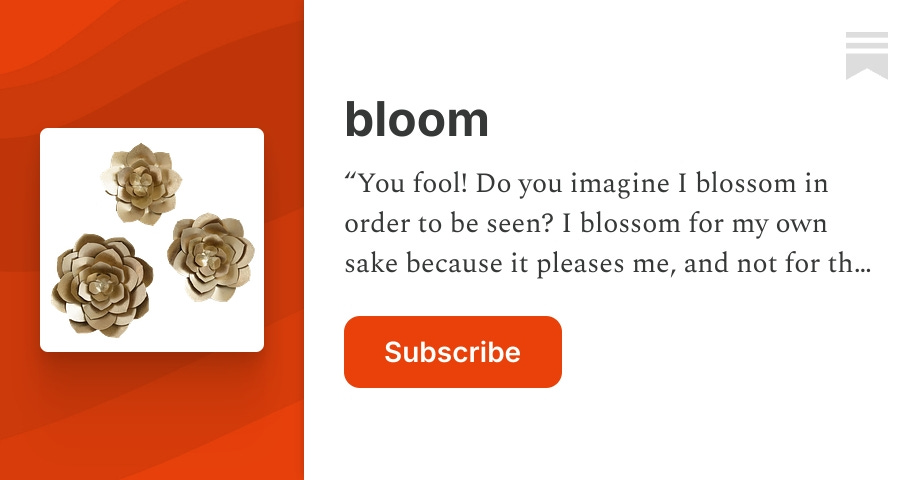 bloom | Paula | Substack
