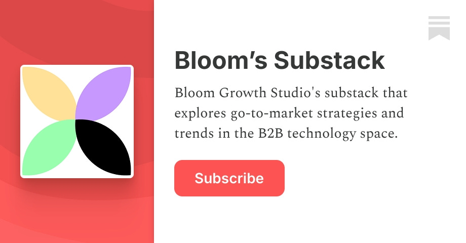 Bloom’s Substack | Bloom Growth Studio | Substack