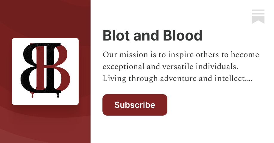 Blot and Blood | Josh Blaski | Substack
