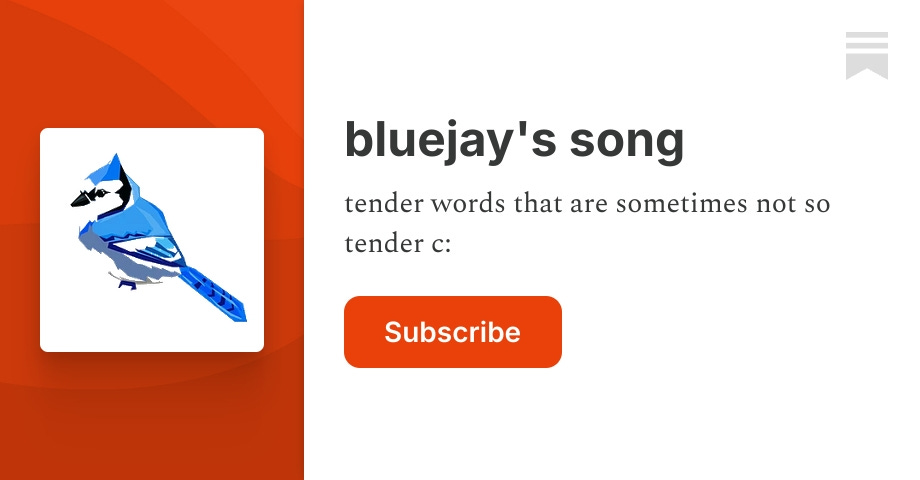 bluejay's song | MJ | Substack