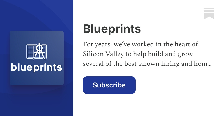 Blueprints | Substack