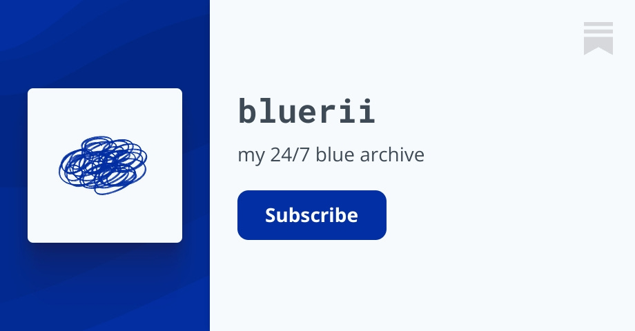 bluerii | Luna | Substack
