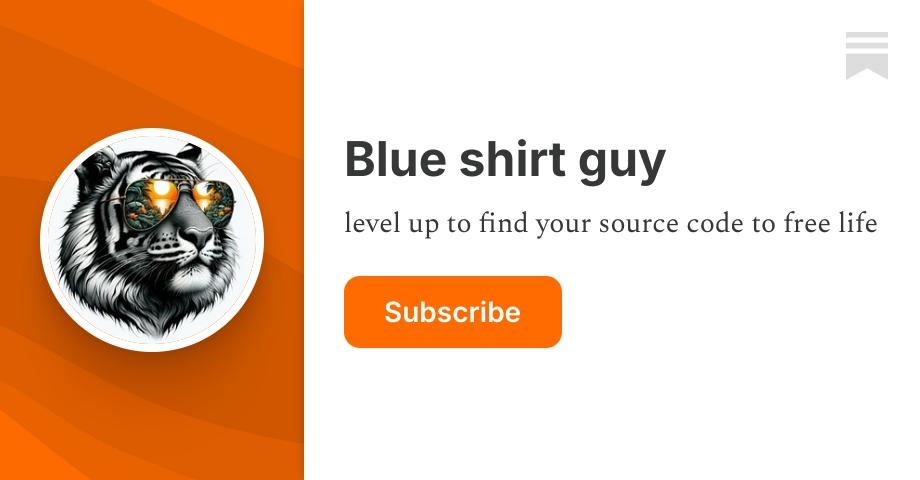 Blue shirt guy | BowTied Free Guy | Substack