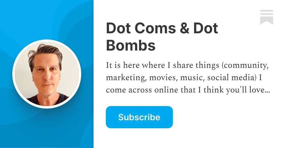 Dot Coms & Dot Bombs | Substack