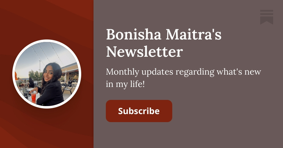 Bonisha Maitra's Newsletter | Substack