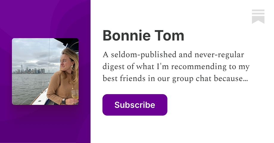Bonnie Tom | Substack