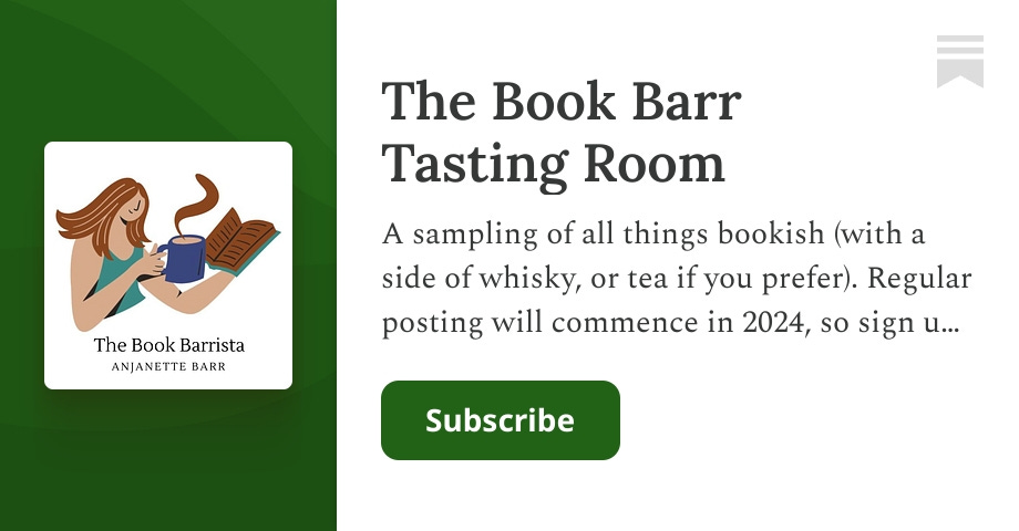 The Book Barr Tasting Room | Anjanette Barr - Book Barrista | Substack