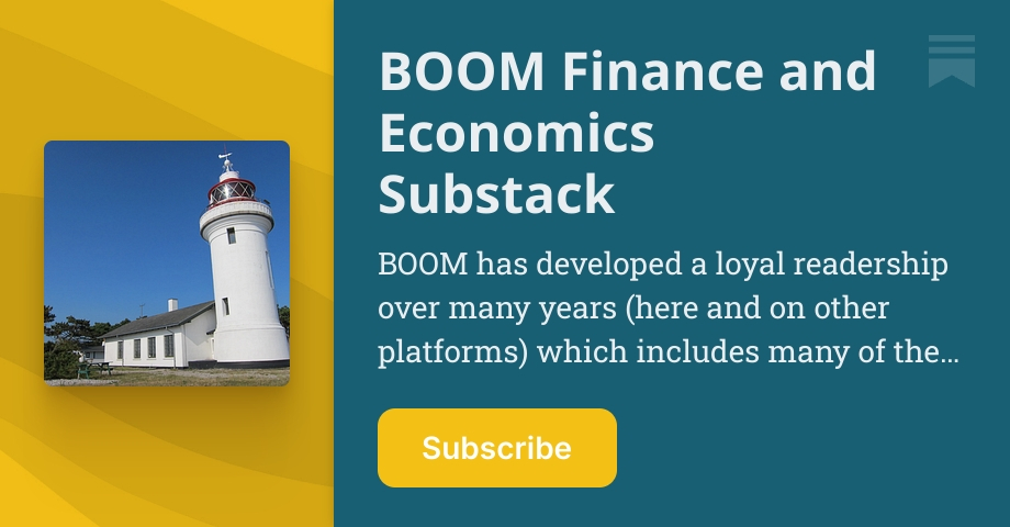 BOOM Finance and Economics Substack | Dr Gerry Brady | Substack
