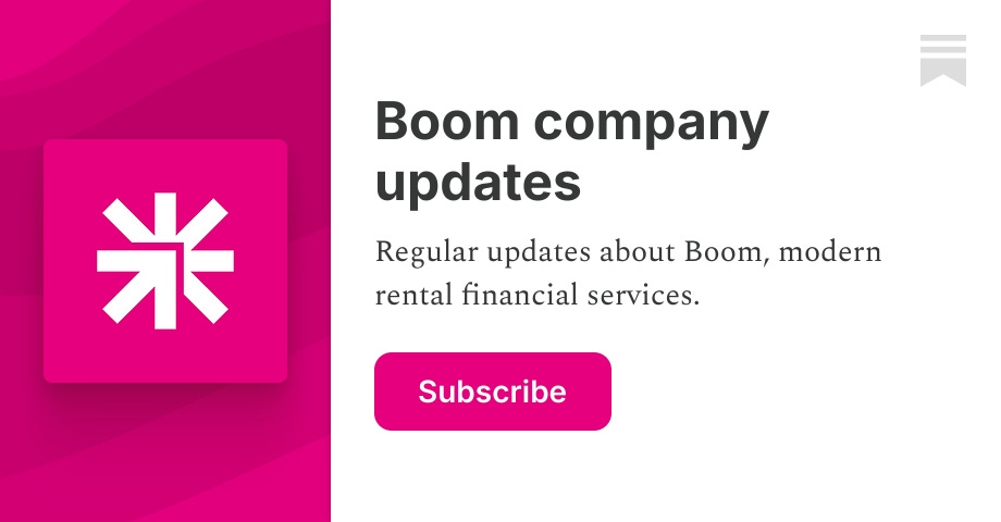 Coming soon - by Rob Whiting (Boom) - Boom company updates