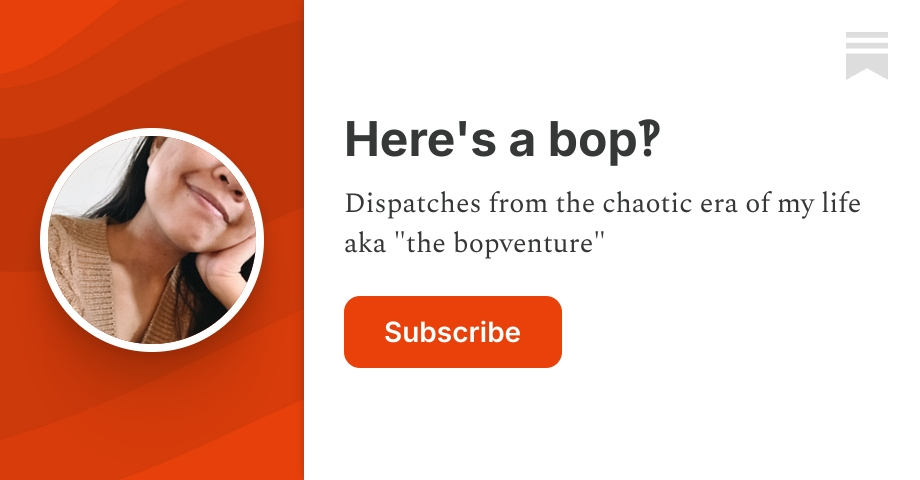 Here's a bop‽ | Tiffany :) | Substack