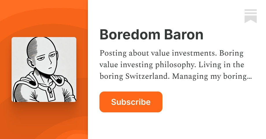 Boredom Baron | Substack