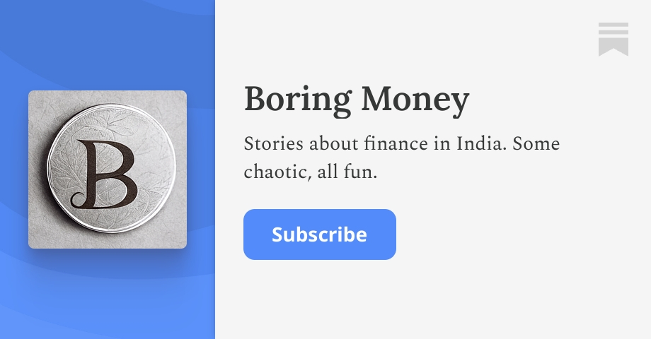 Boring Money | Shreedhar Manek | Substack