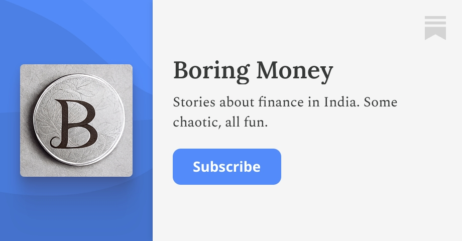 Boring Money | Shreedhar Manek | Substack