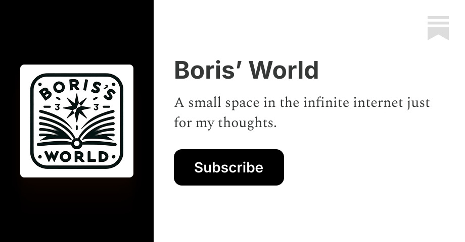 Boris’ World | Boris Gera | Substack