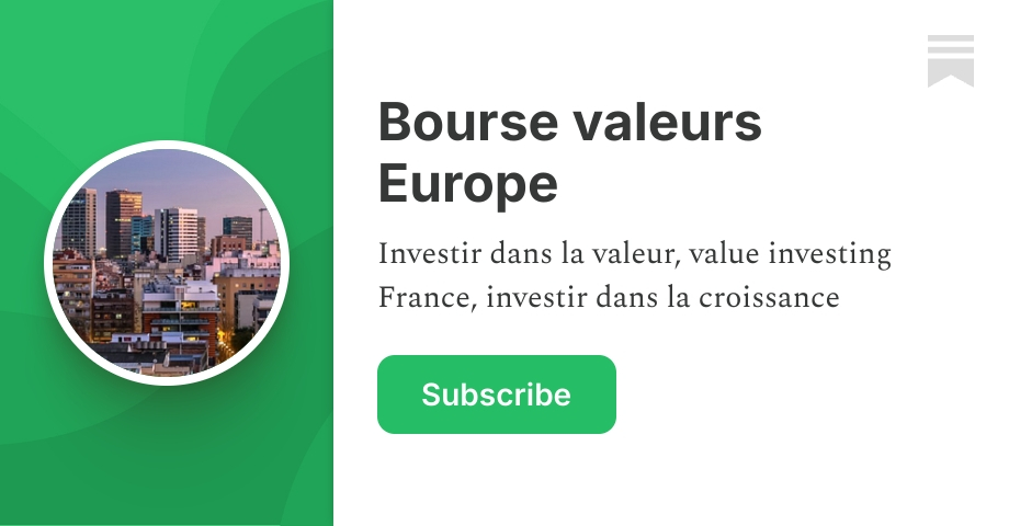 Bourse valeurs Europe | Substack