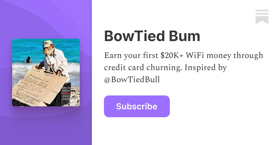 BowTied Bum | Substack