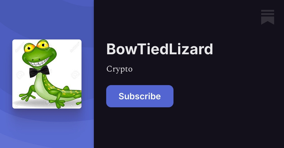 new substack - by Edward N - BowTiedLizard