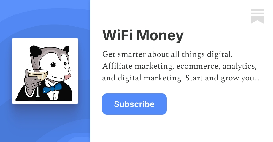 WiFi Money | BowTied Opossum | Substack