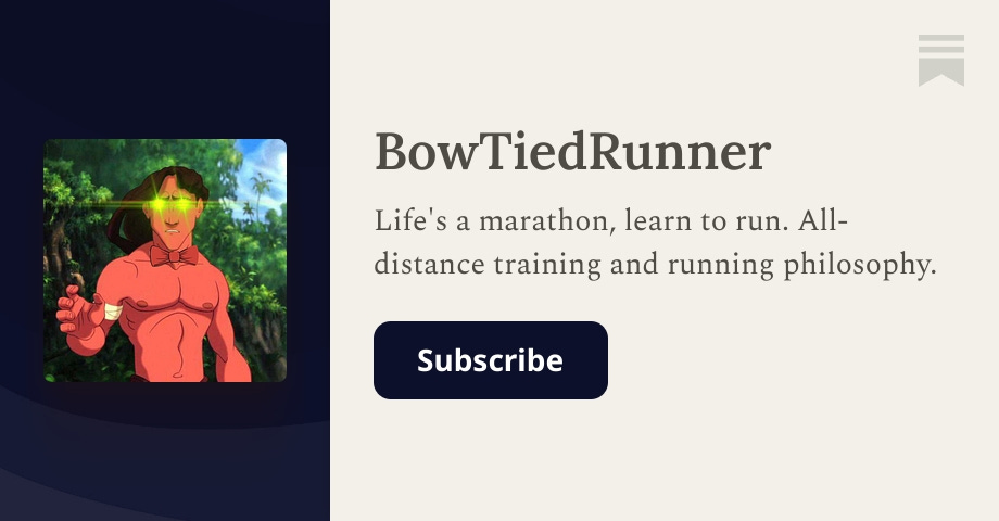 BowTiedRunner | Substack