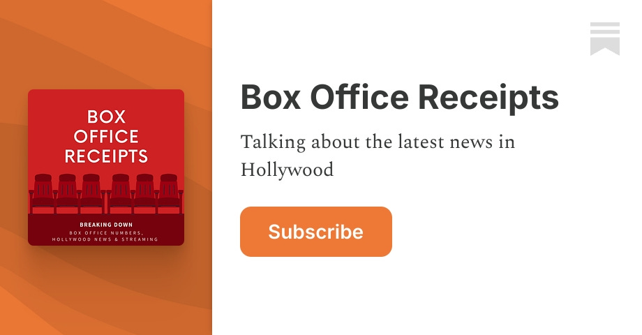 Box Office Receipts | Tyler Callahan | Substack
