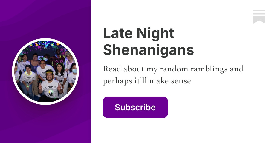 Late Night Shenanigans | Justin | Substack